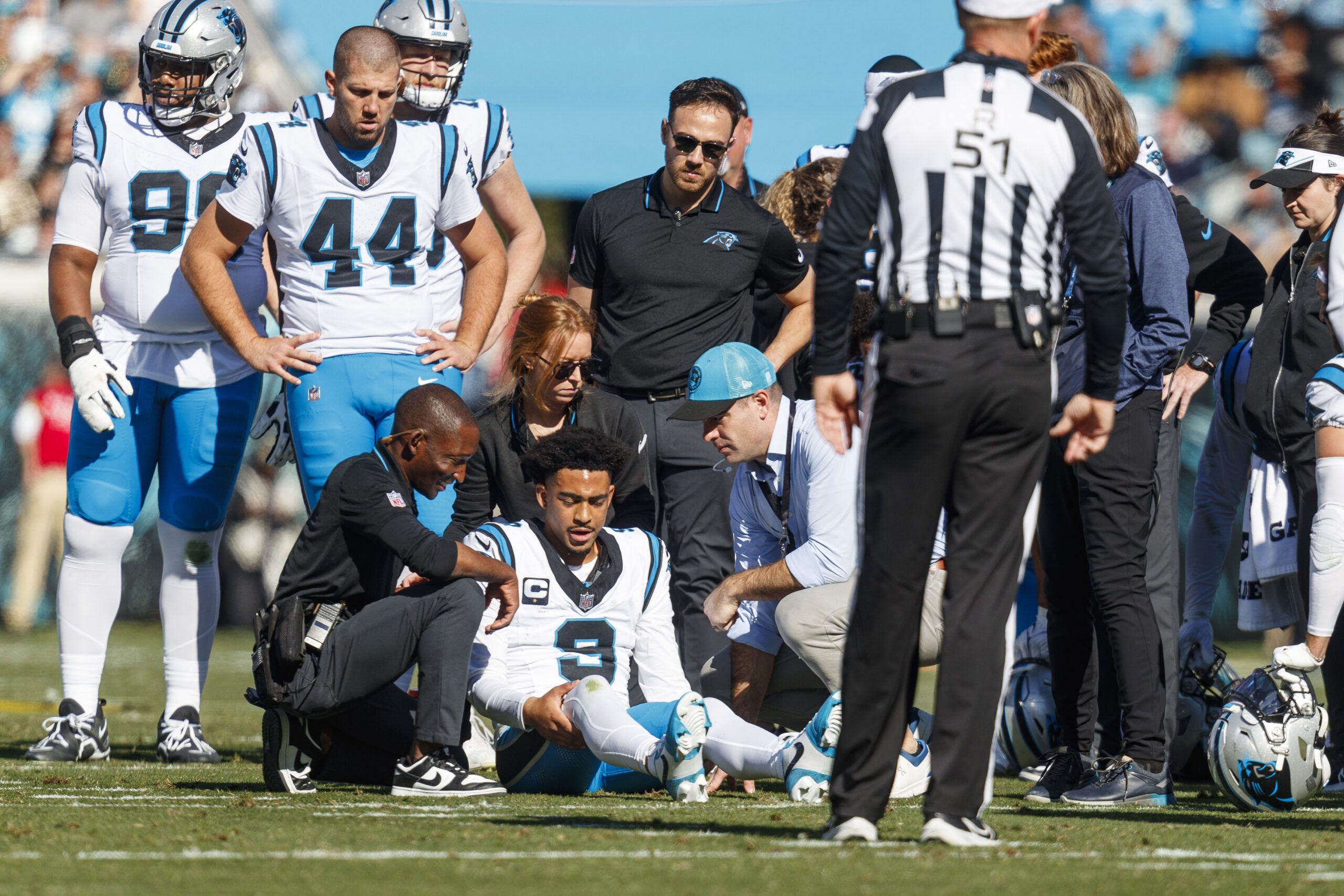 Panthers list Bryce Young, Brian Burns on Wednesday’s…