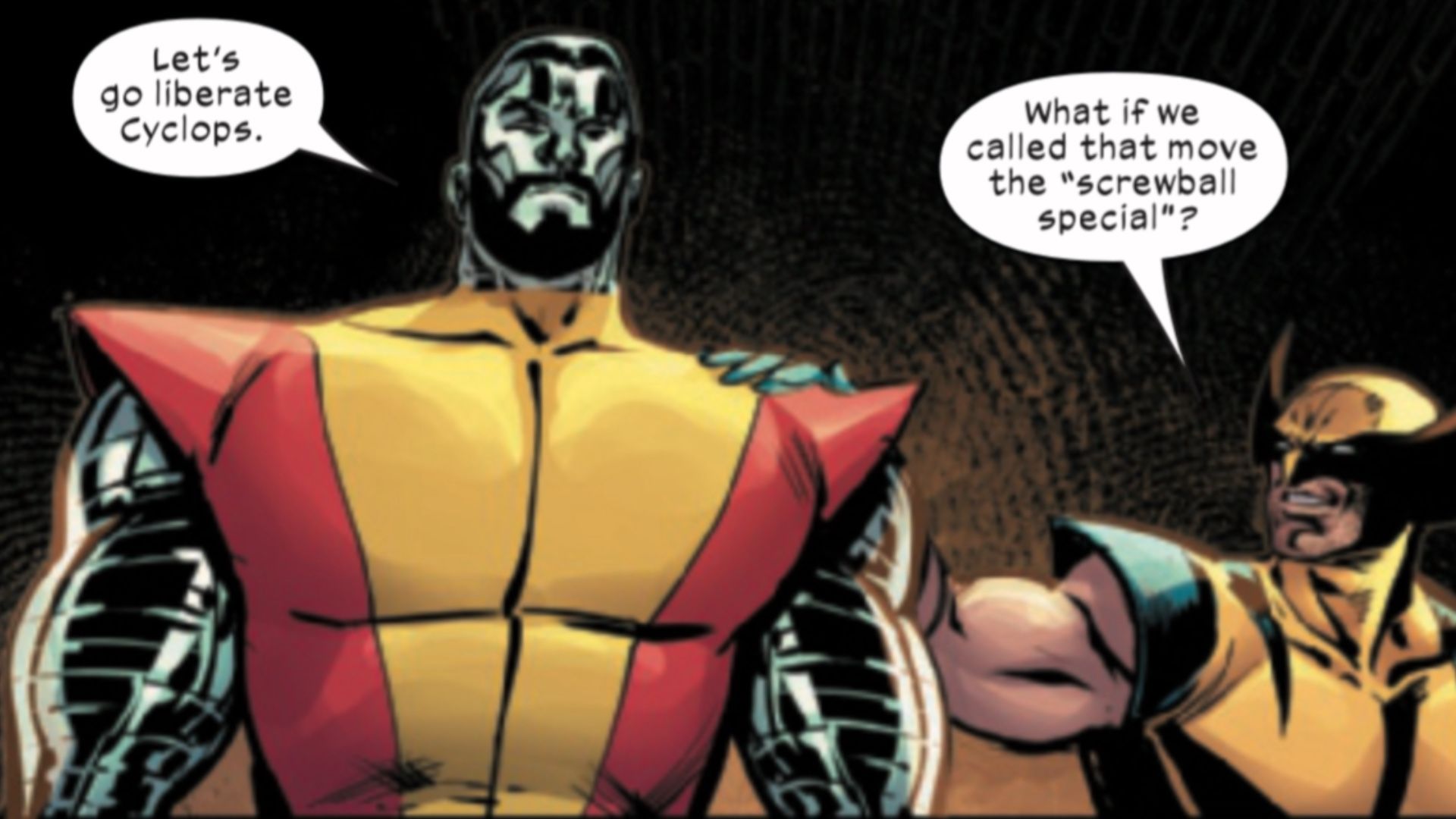 Wolverine and Colossus just put a brutal new twist on…