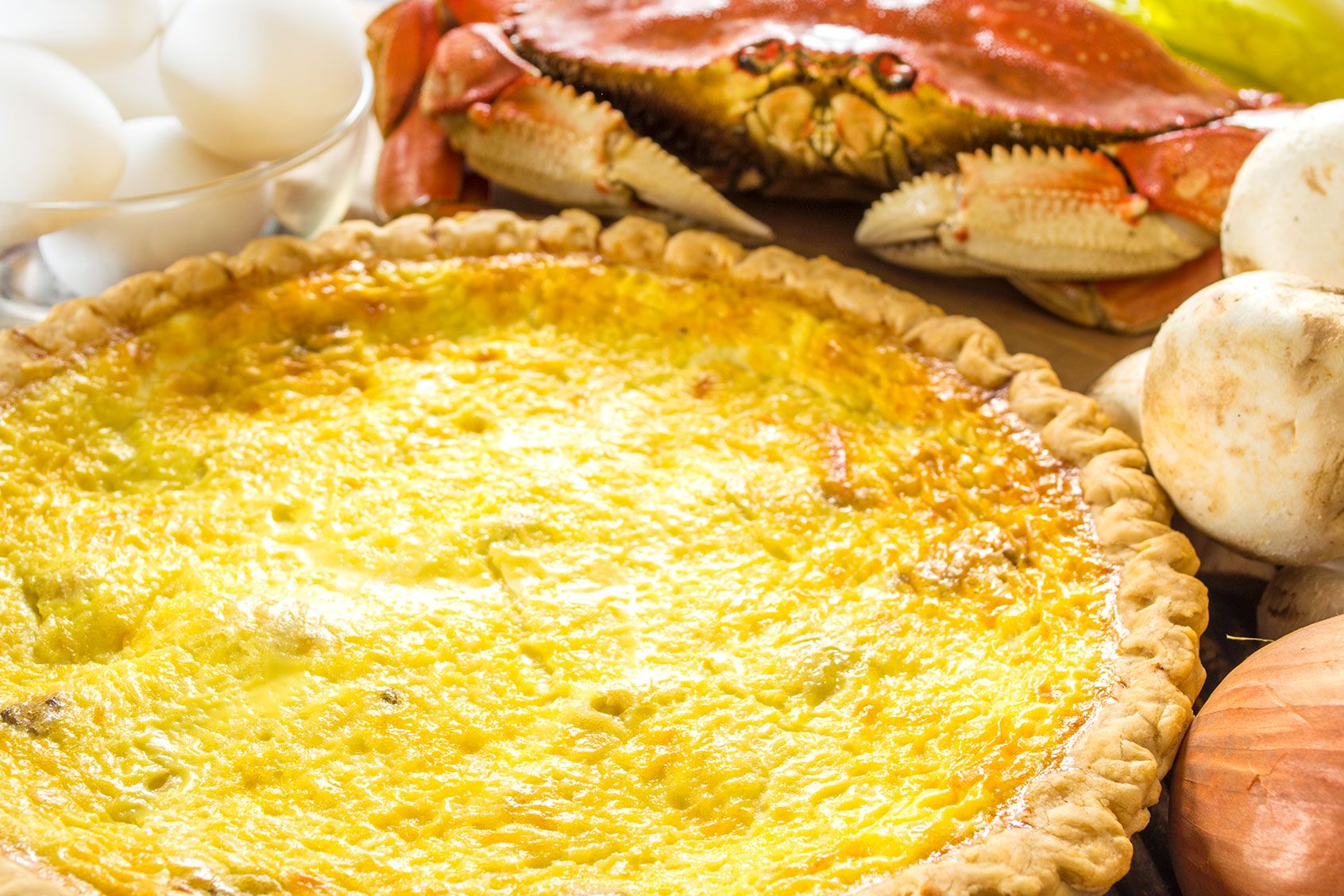 Yes, this crab pie is absolutely perfect