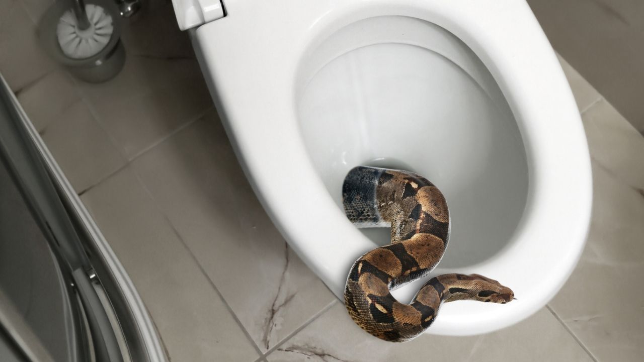 Wet Weather Has Led To A Rise In Toilet Snakes Across…
