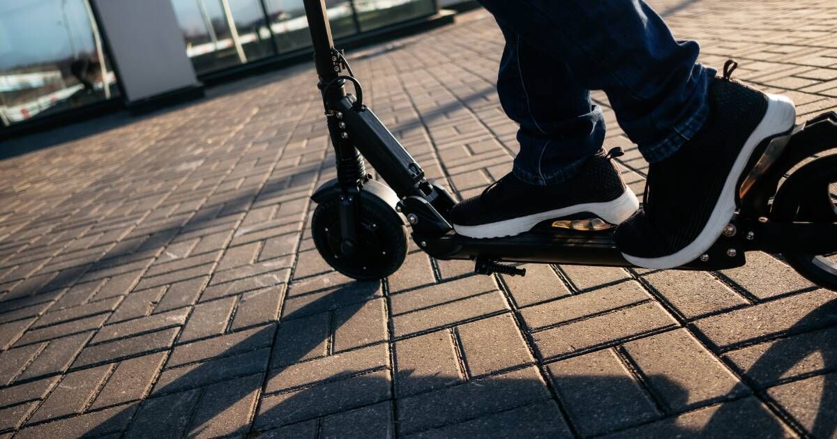 Woman in hospital after crashing e-scooter in horror…