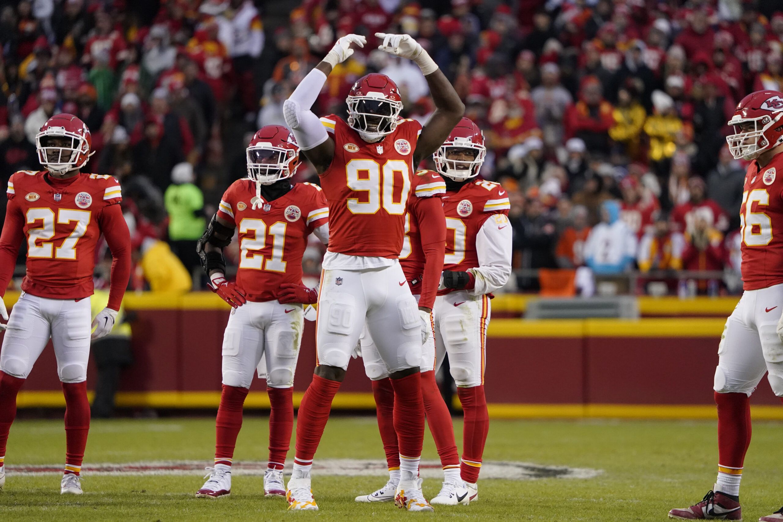 Even a Chiefs player can’t believe they’re playing a…