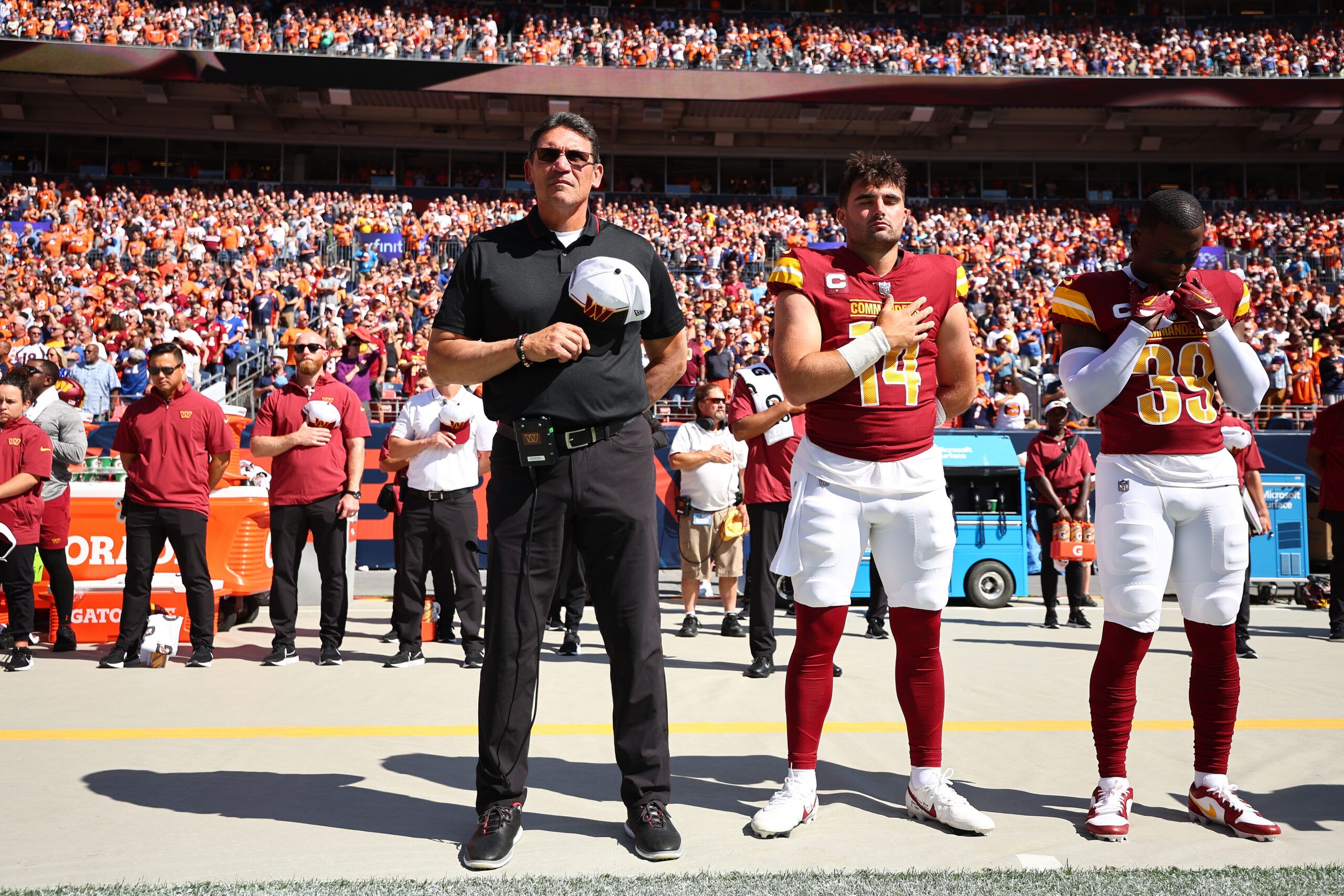 Former Commanders coach Ron Rivera issues statement,…