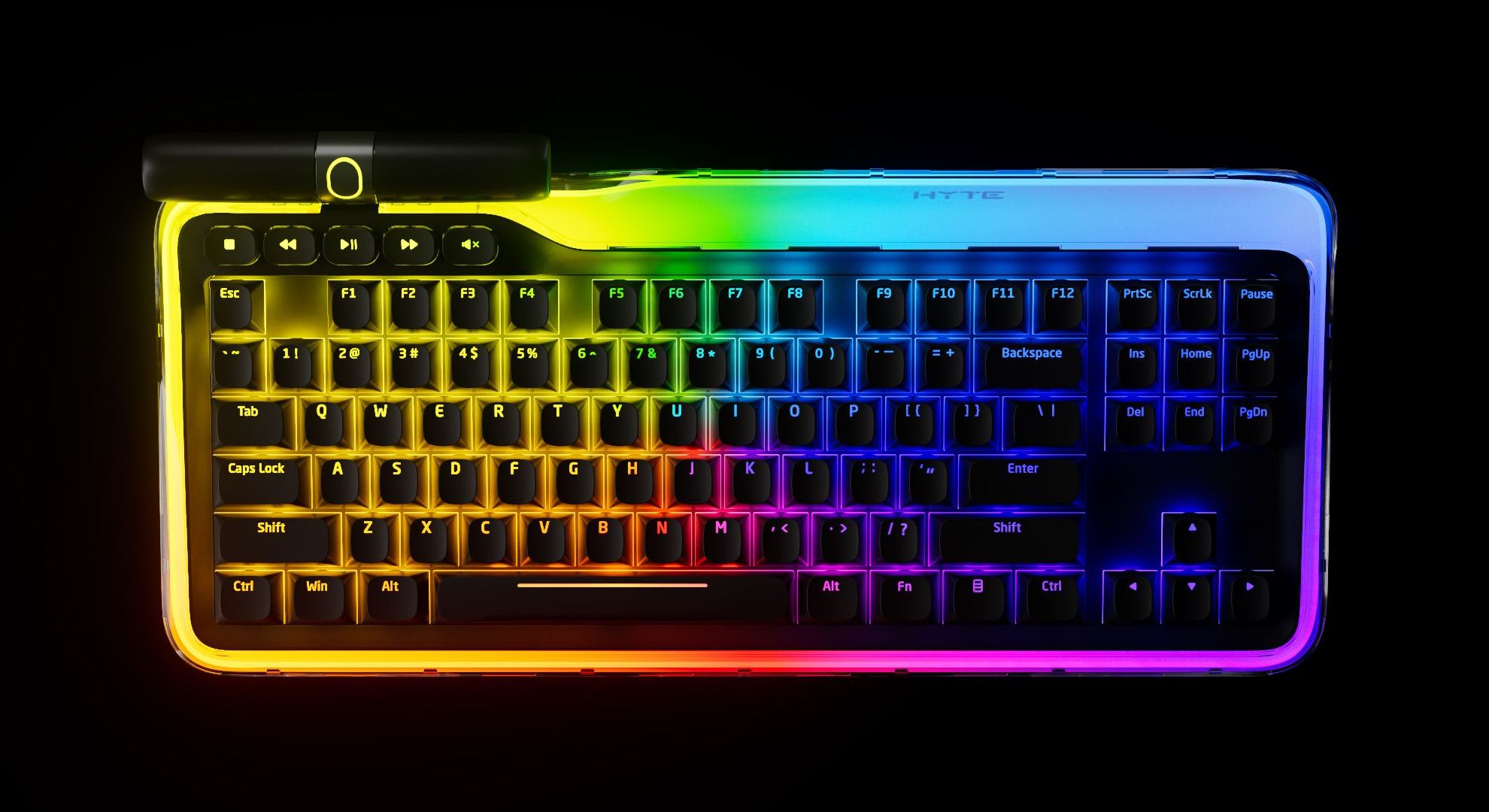 Hyte just announced the most RGB keeb we've ever seen,…