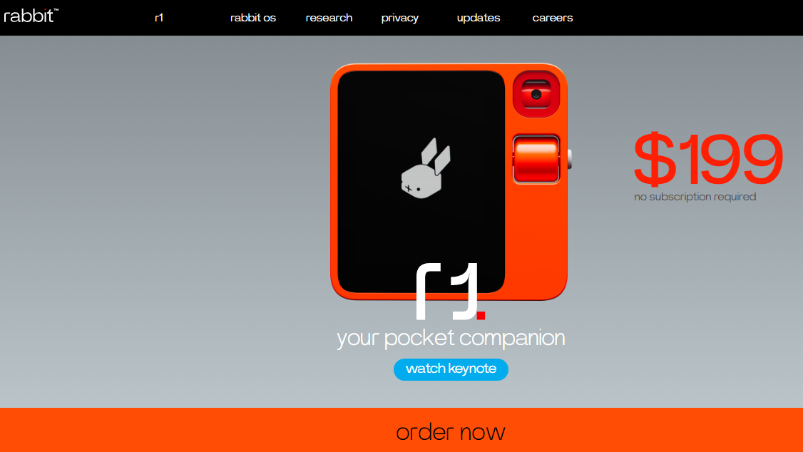 Rabbit R1: AI-Powered Standalone Pocket Assistant…