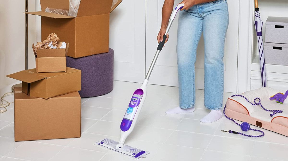 Swiffer’s new PowerMop is down to just $20, and it…