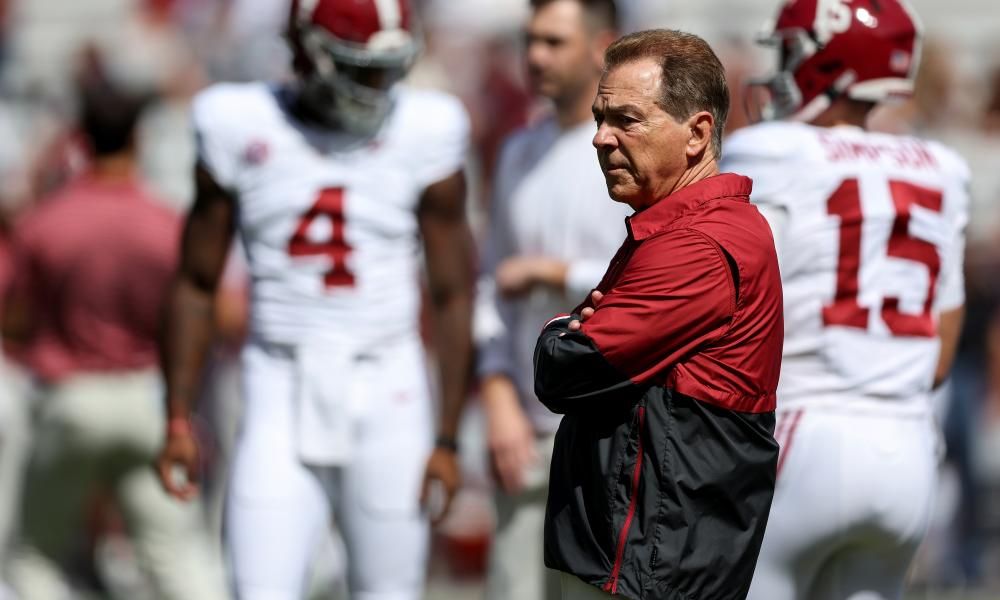 Nick Saban, architect of Alabama football dynasty,…