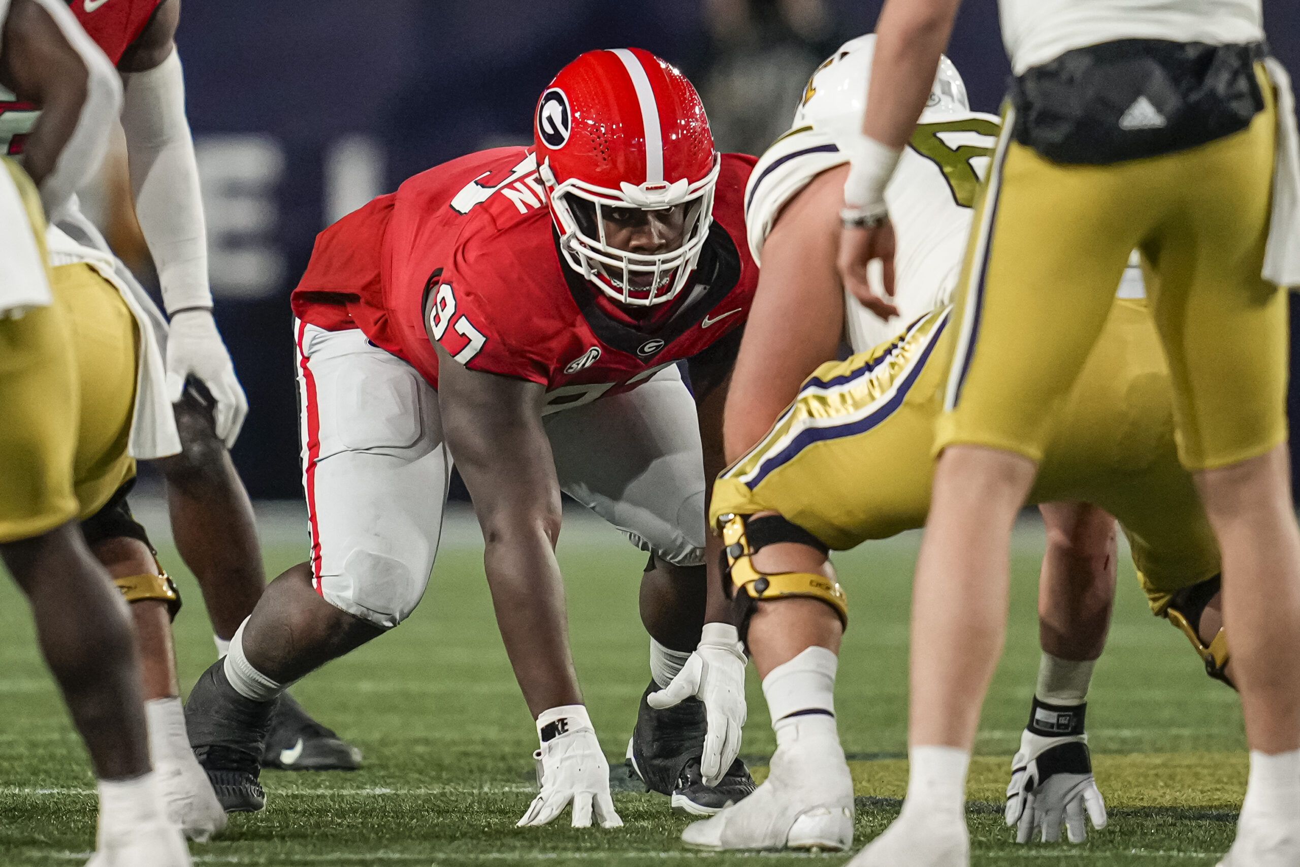 Georgia defensive tackle Warren Brinson announces…