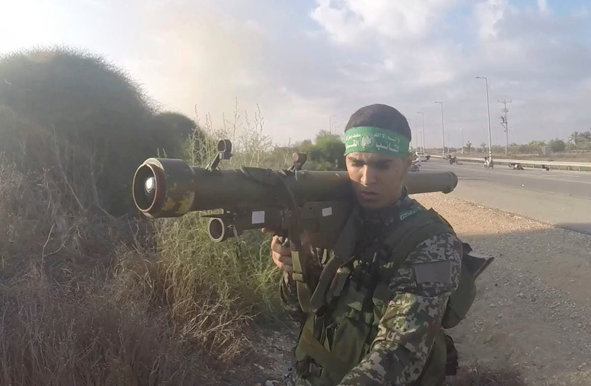 Hamas fights with a patchwork of weapons built by…