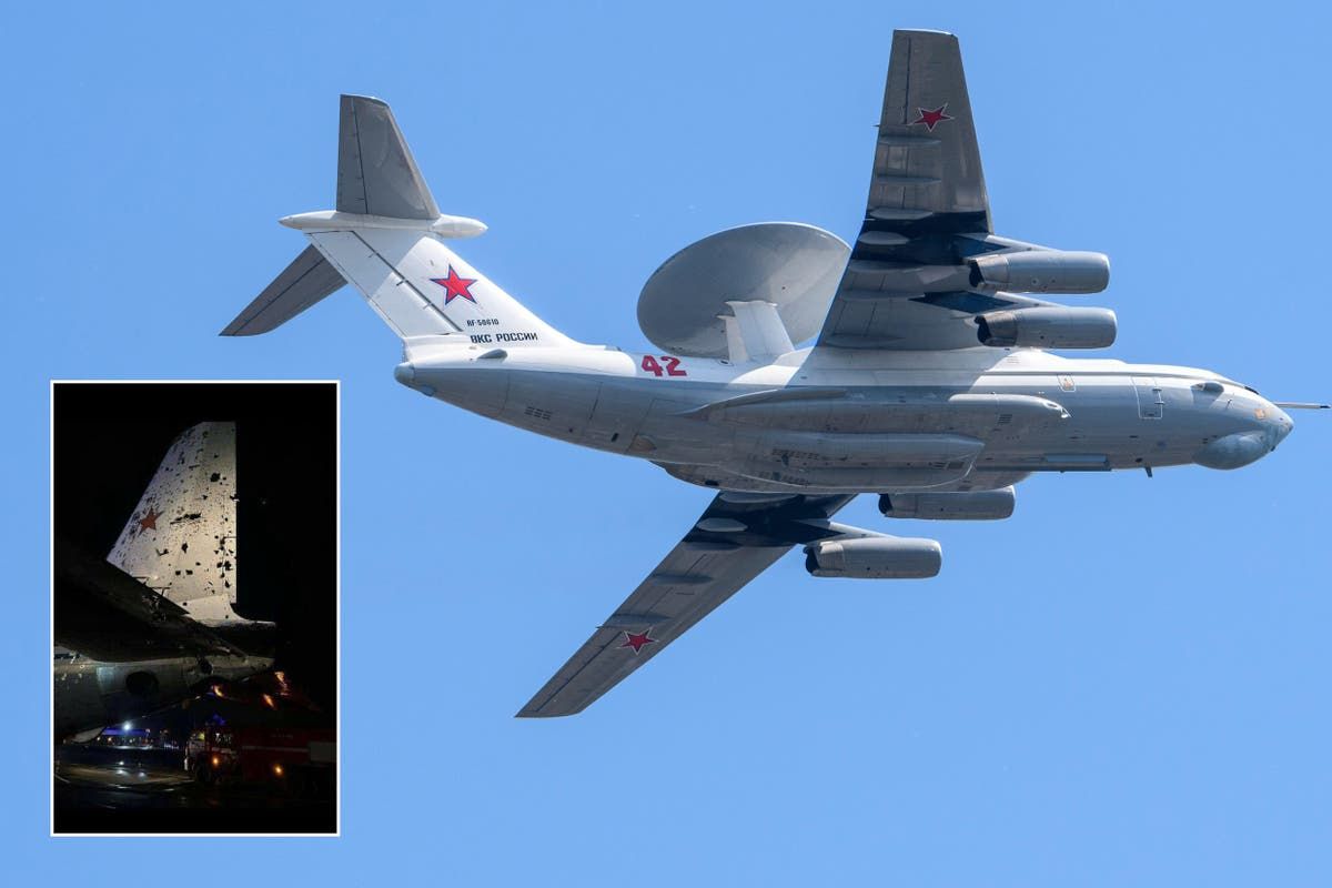 Ukraine says it has shot down £250m Russian spy plane…