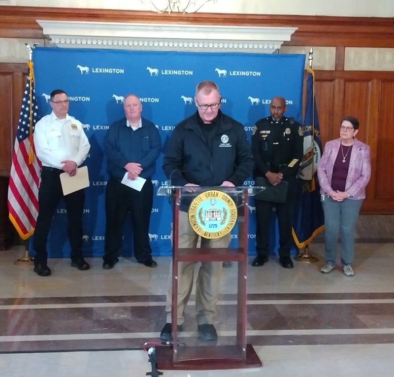 Lexington leaders discuss weekend severe winter…