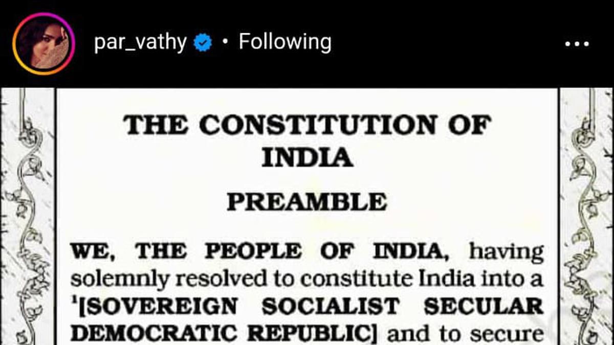 Preamble to Constitution goes viral on social media as…