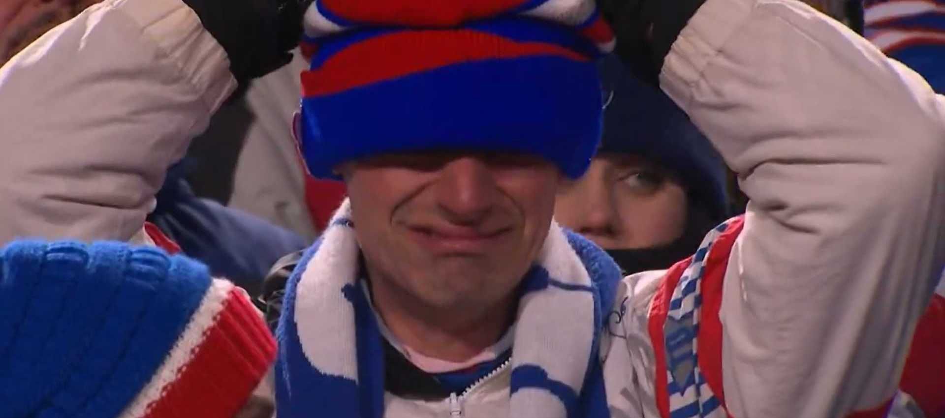 The crying, devastated Bills fan became an instant…