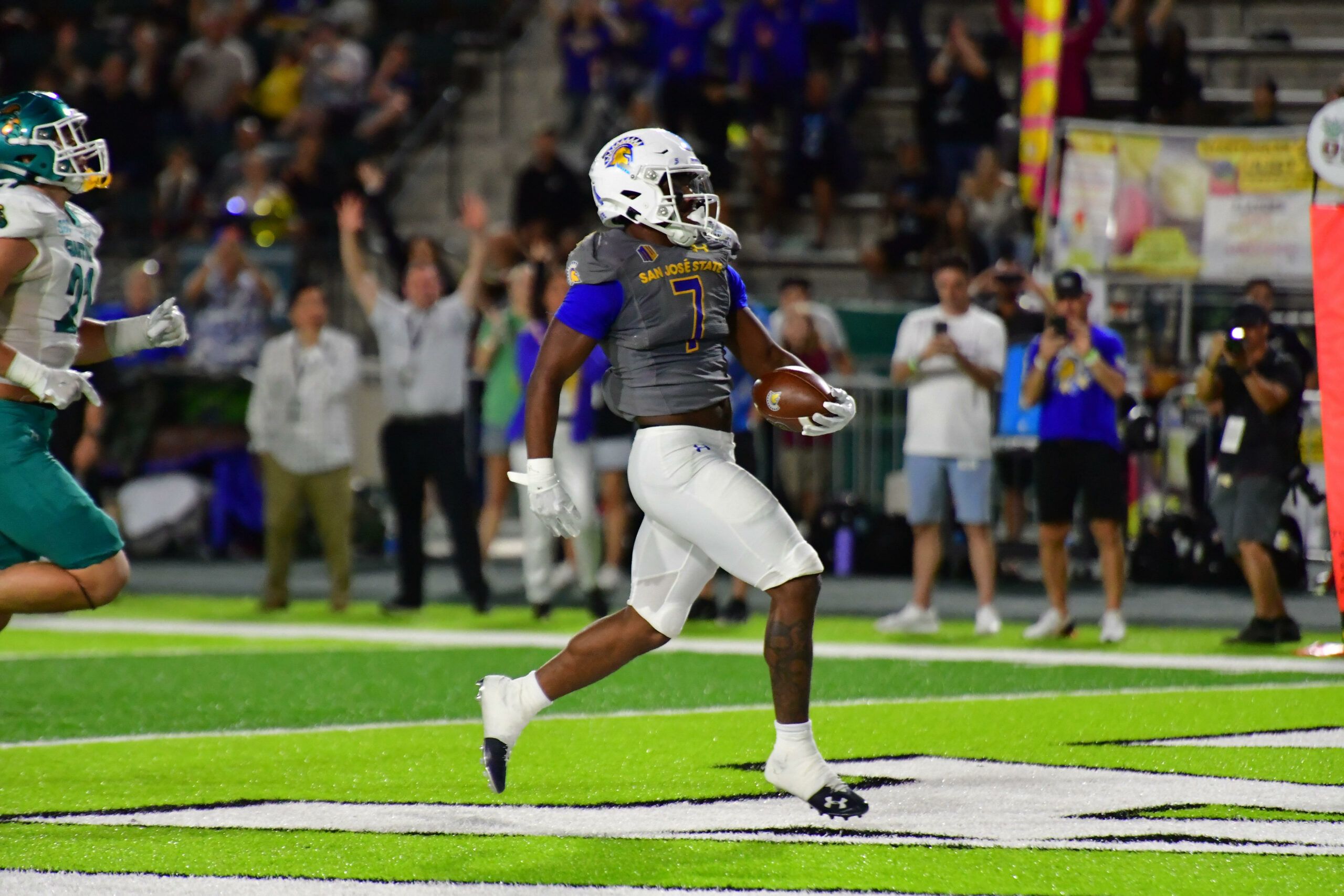 San Jose State Running Back And Line Backer Enter The…