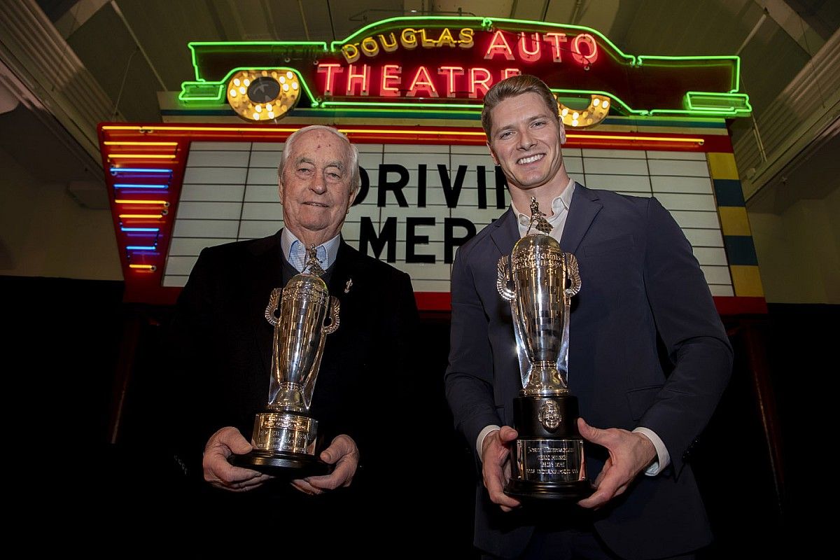 Josef Newgarden, Roger Penske awarded Baby Borgs at…