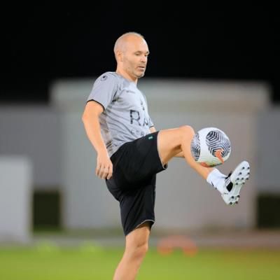 Andrés Iniesta's Intense Nighttime Training Session