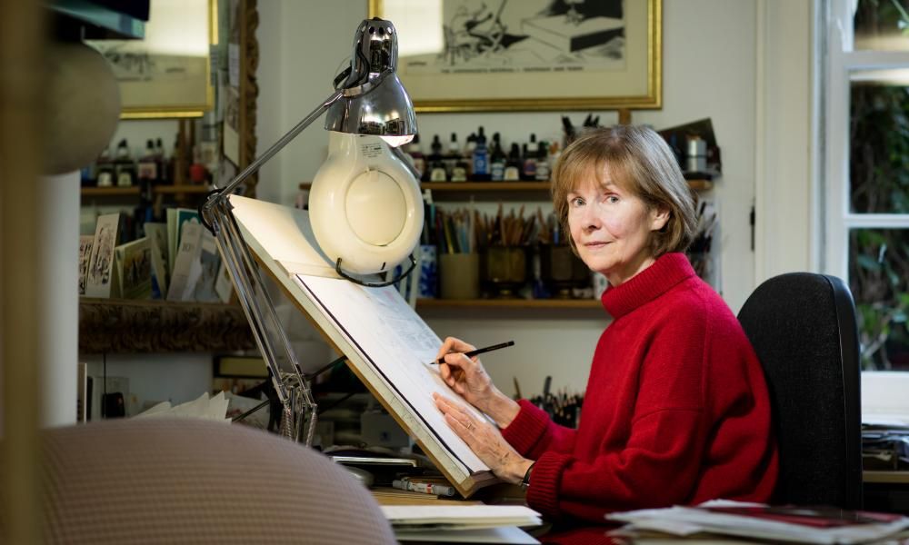 Posy Simmonds’ poster of Guardian reader types…