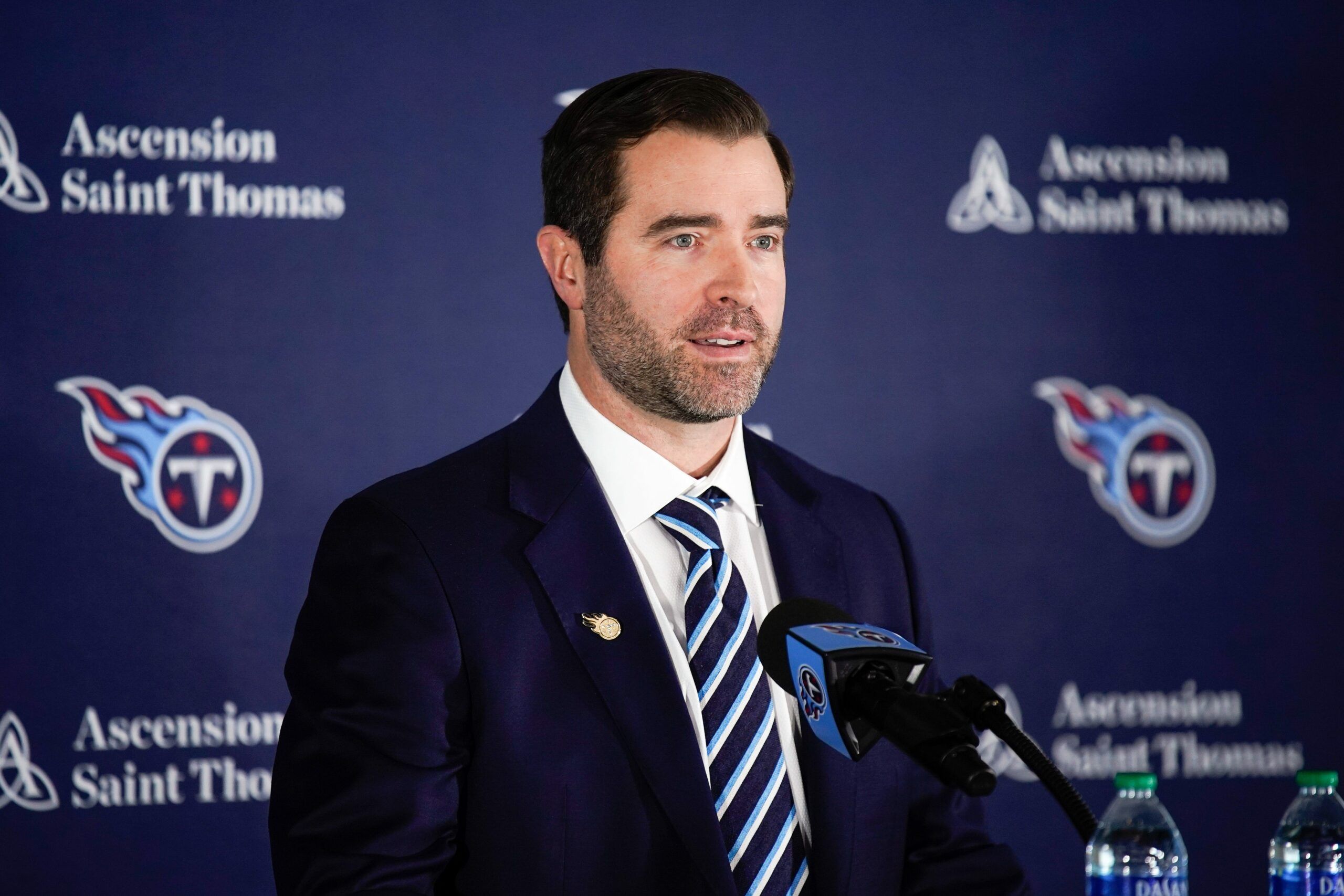 What Titans’ Brian Callahan said during emotional…