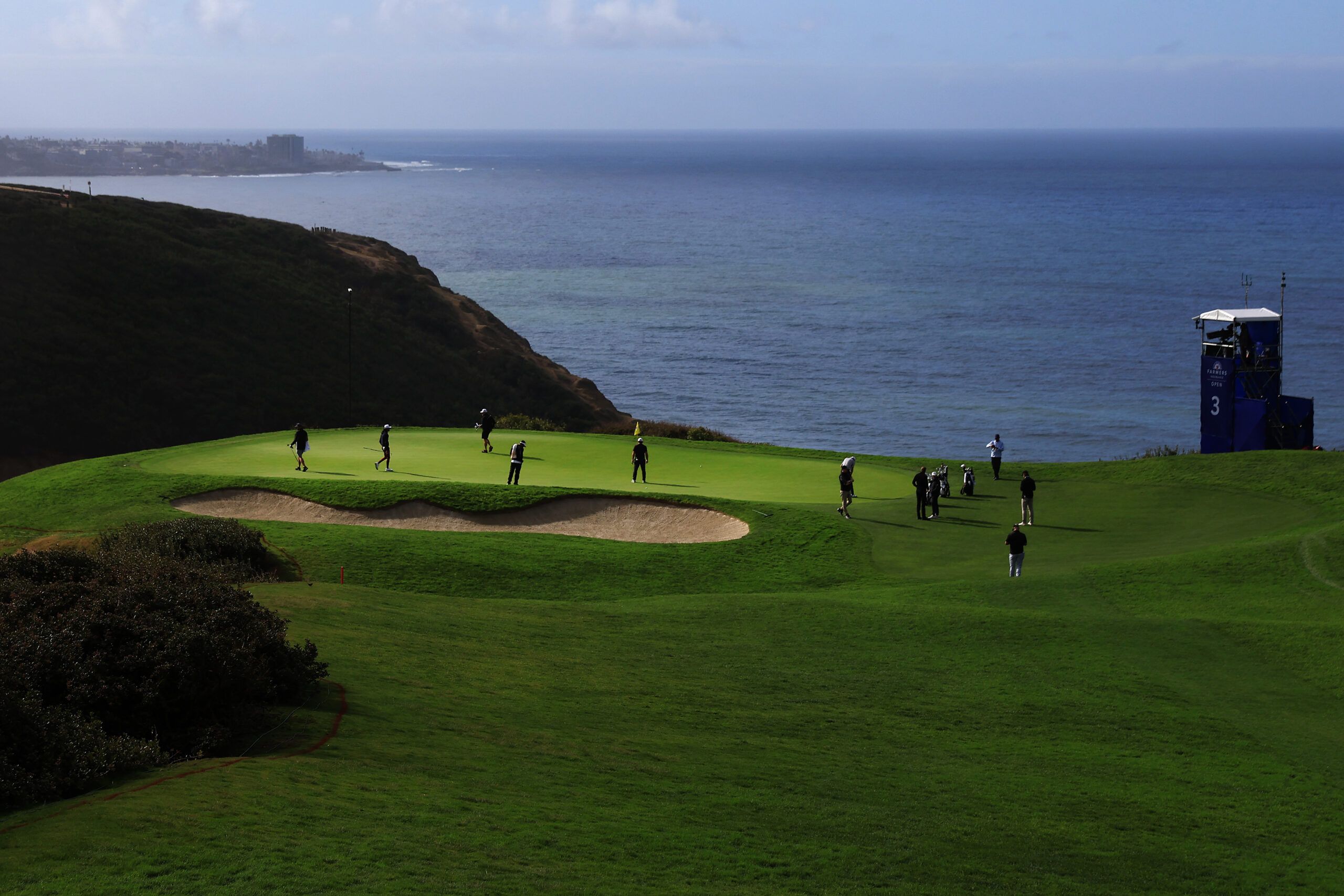 Check the yardage book: Torrey Pines South for the…
