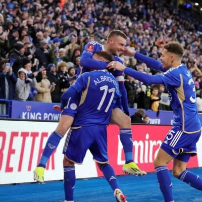 Jamie Vardy and Teammates Celebrate FA Cup Triumph on…