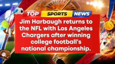 Jim Harbaugh returns to NFL, signs with Los Angeles…