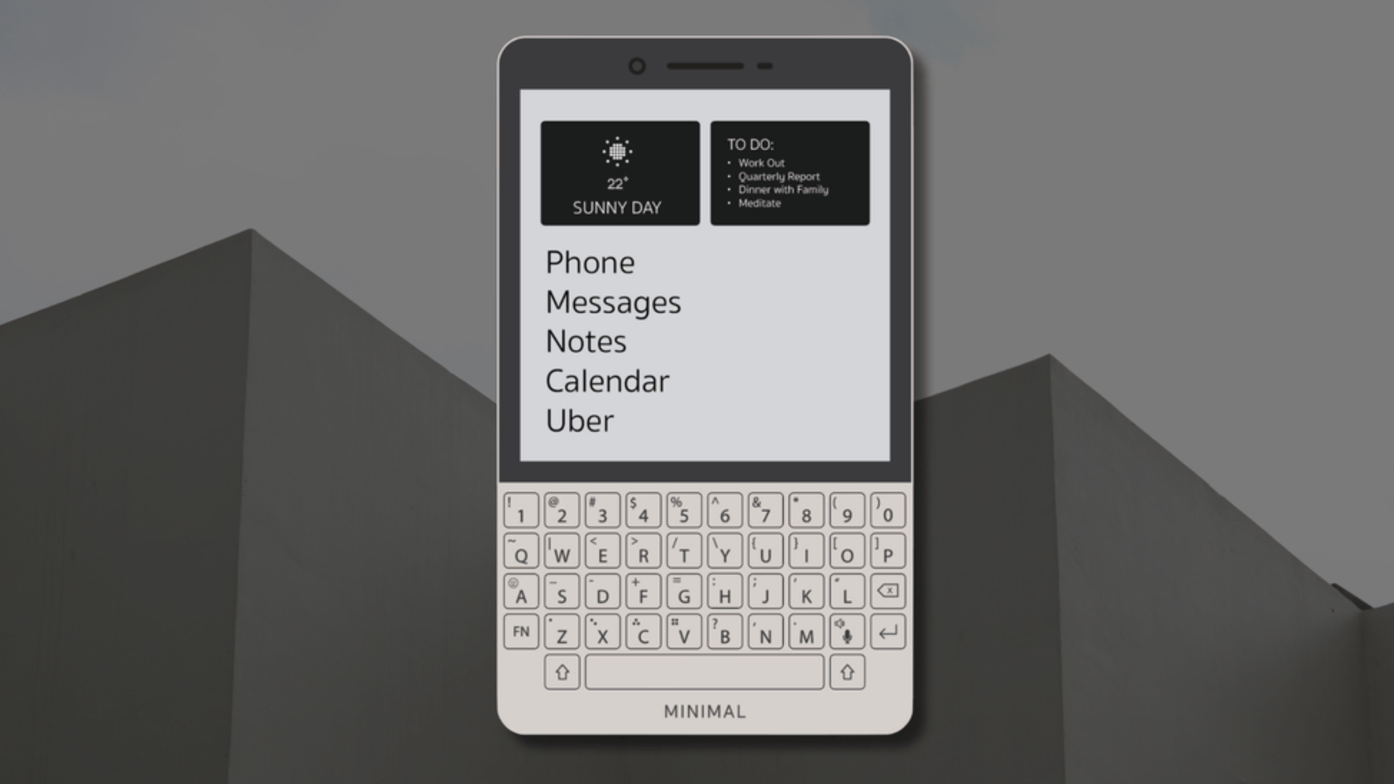 This phone concept has an E Ink display, a…