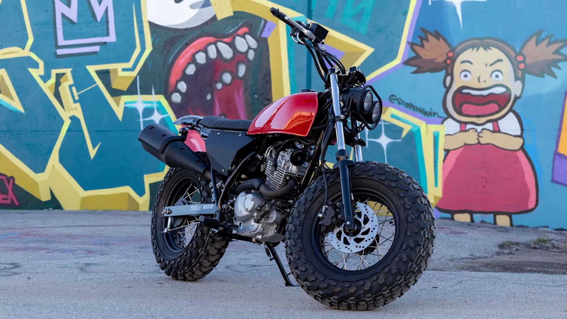 Fat Tire Suzuki Van Van Is The Diminutive Dual Sport…