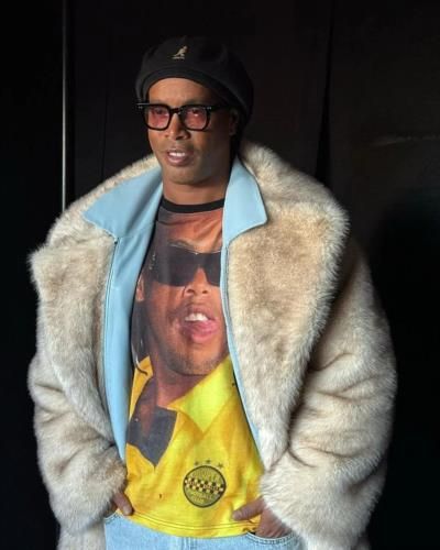 Ronaldinho Shines in Stylish Photoshoot: Soccer Icon's…