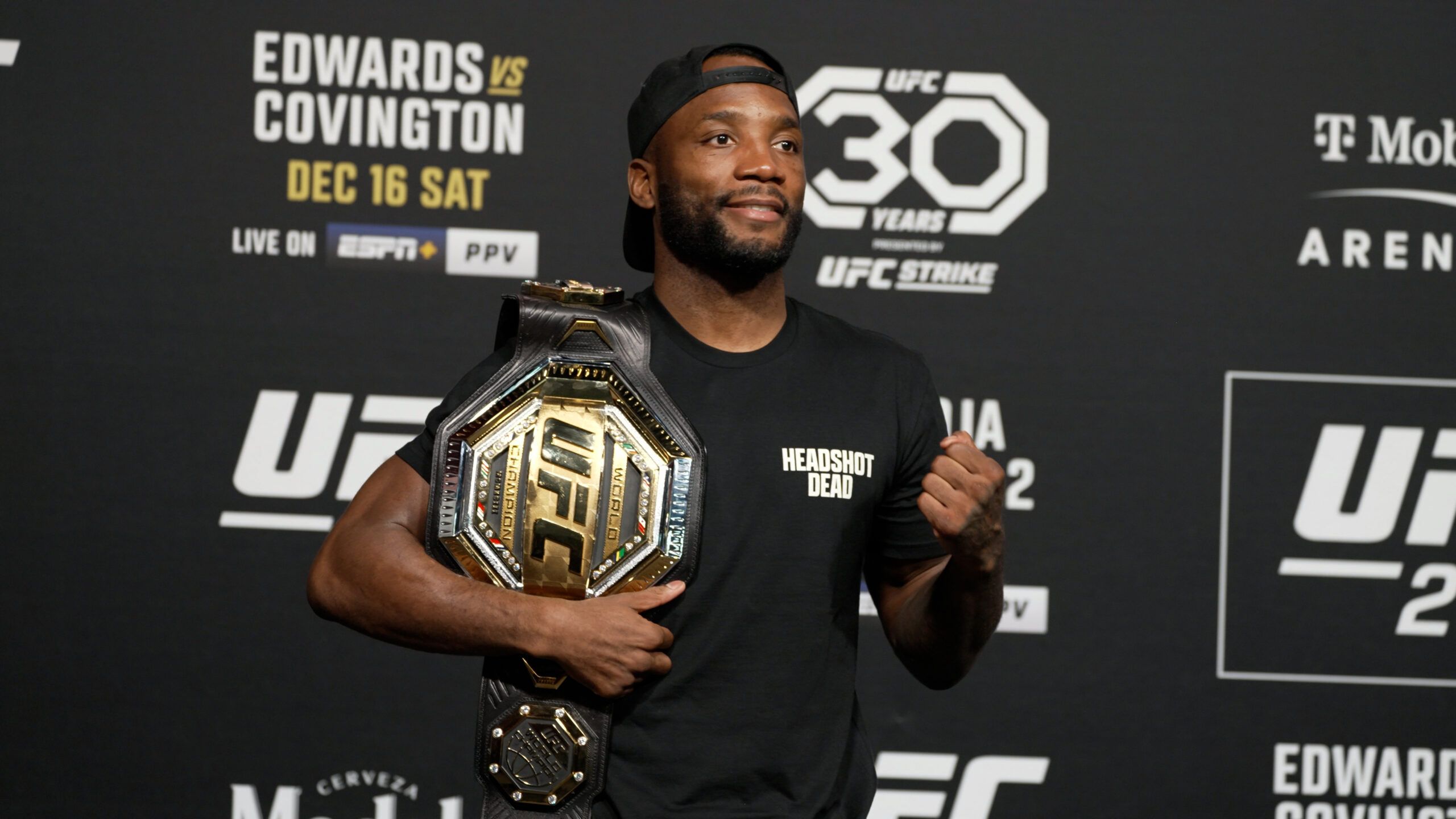 UFC champ Leon Edwards’ bucket list includes defending…