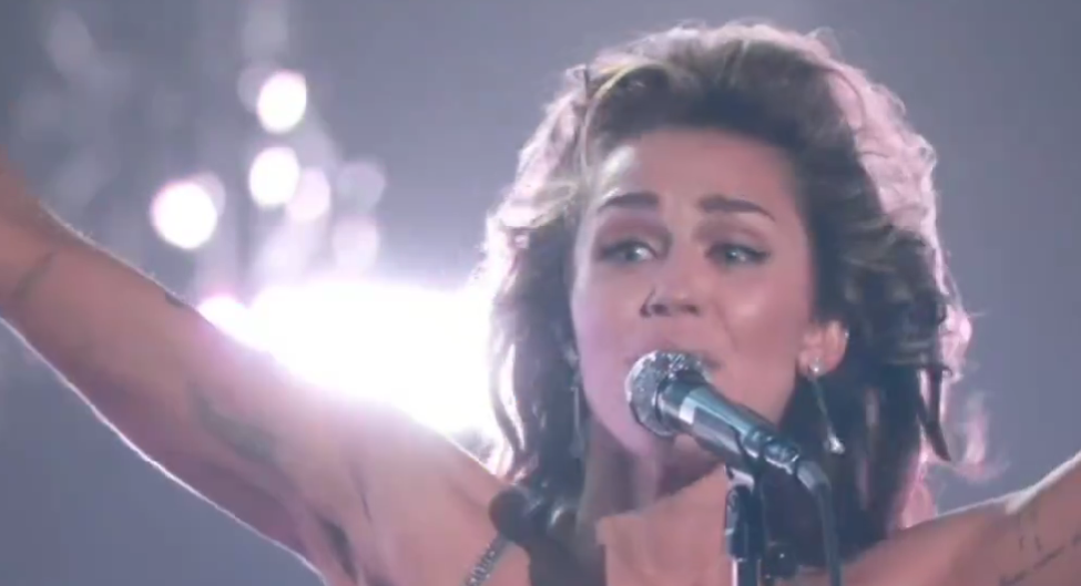 Miley Cyrus joyfully exclaimed she won her first…