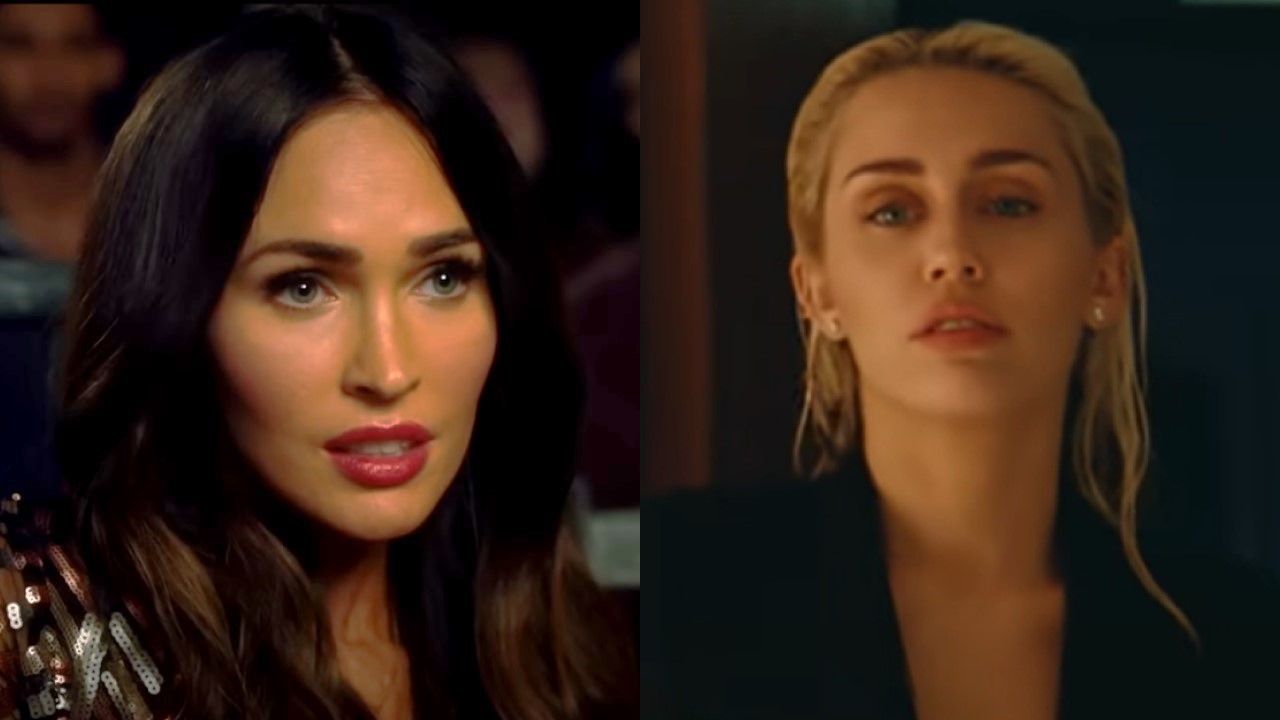 Miley Cyrus And Megan Fox Both Rocked Sheer Metal…