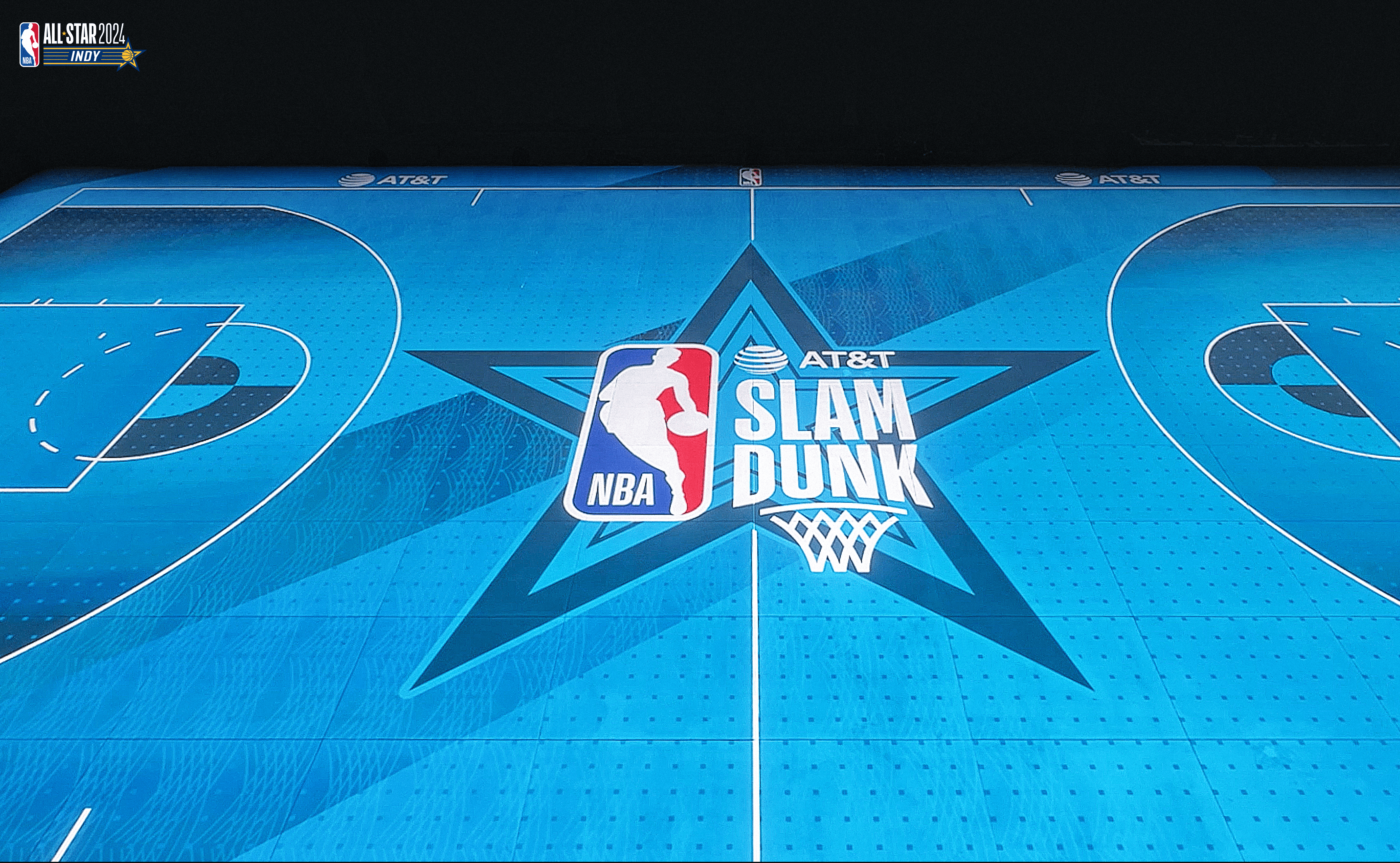 The NBA unveiled a jaw-dropping LED court for All-Star…