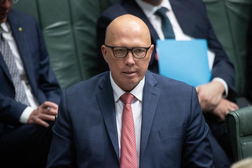 Peter Dutton said Labor’s tax changes would bring down…