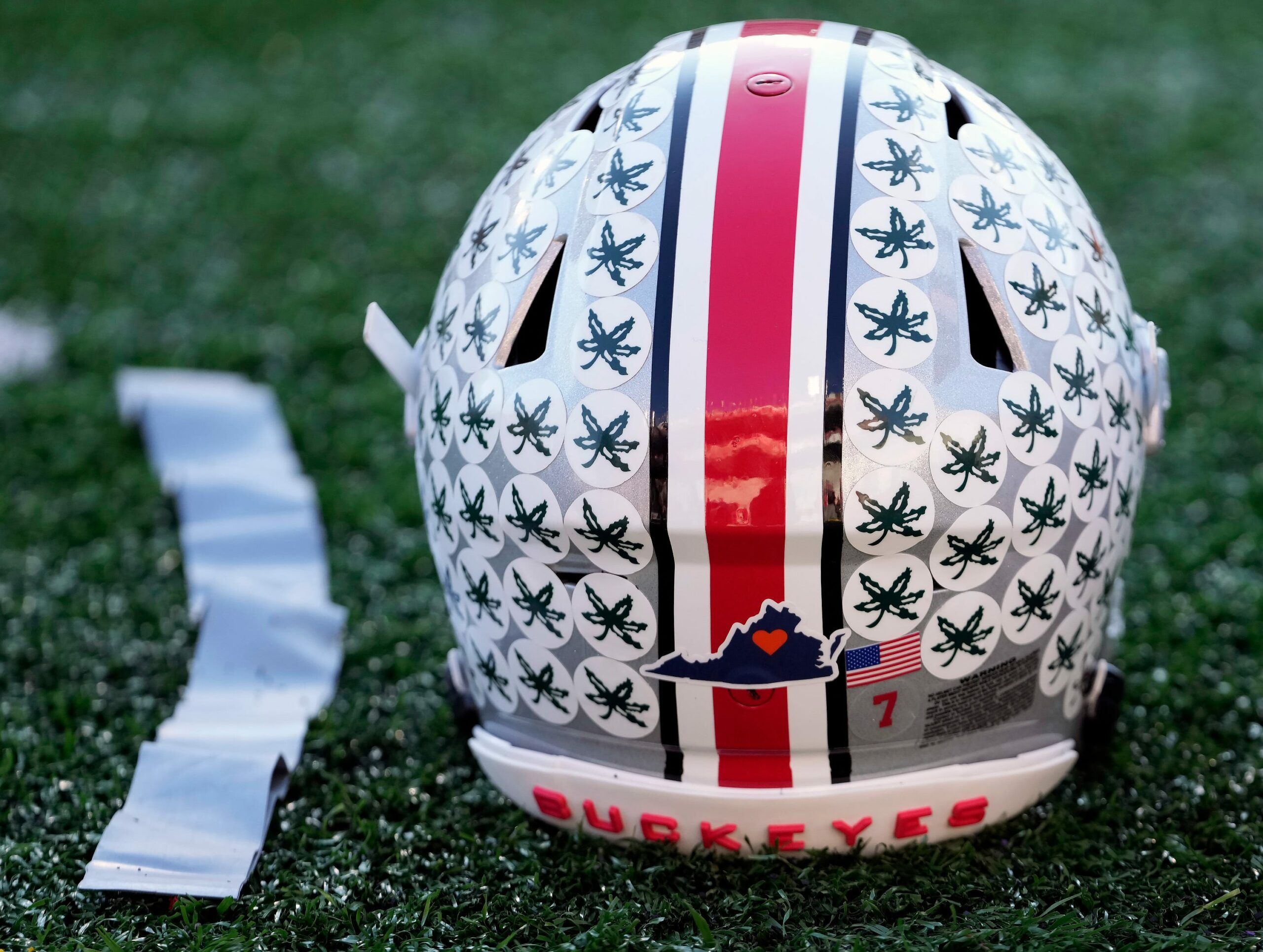 Former Ohio State offensive lineman Ken Fritz passes…