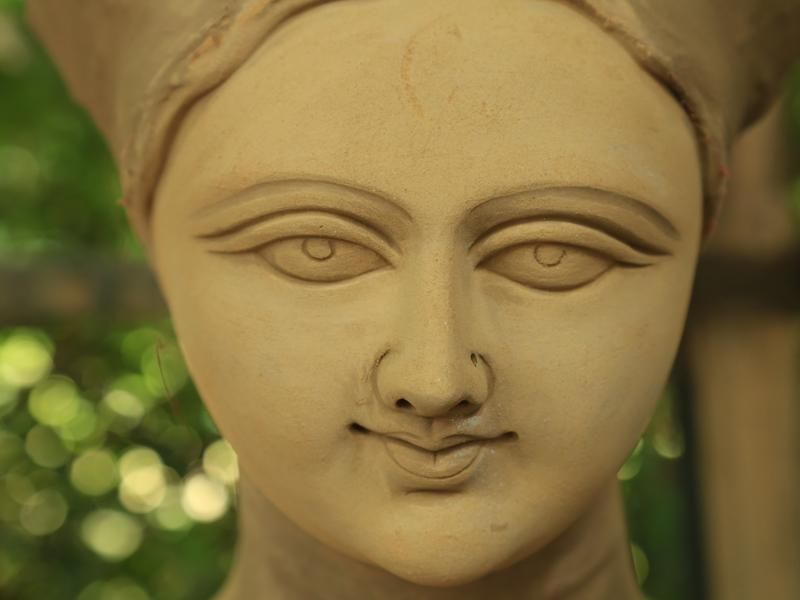 Durga idol makers are creating the Creator in various…