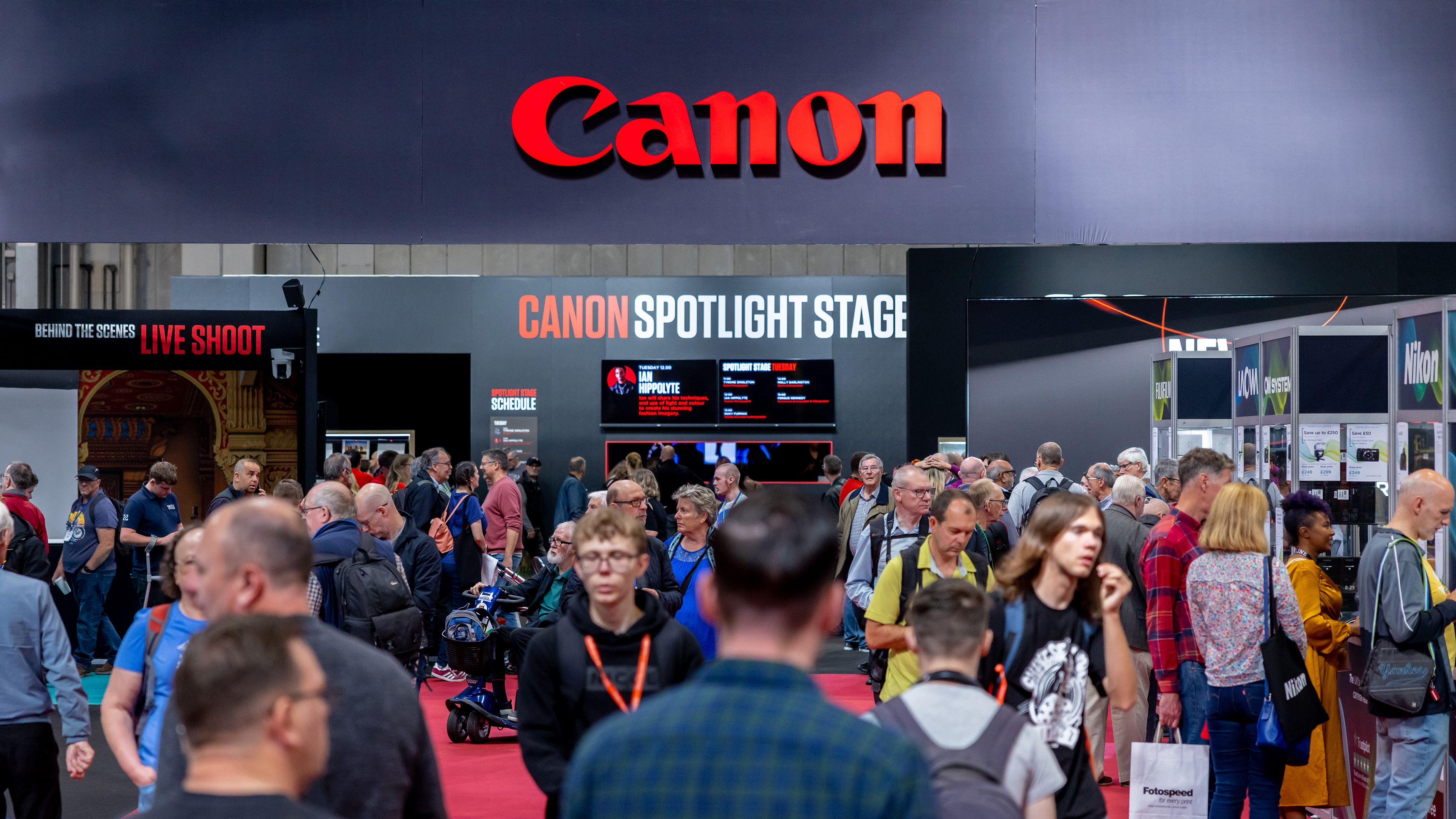 Canon's pro photographer speaker schedule at The…