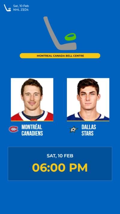 Dallas Stars triumph over Montréal Canadiens in a…