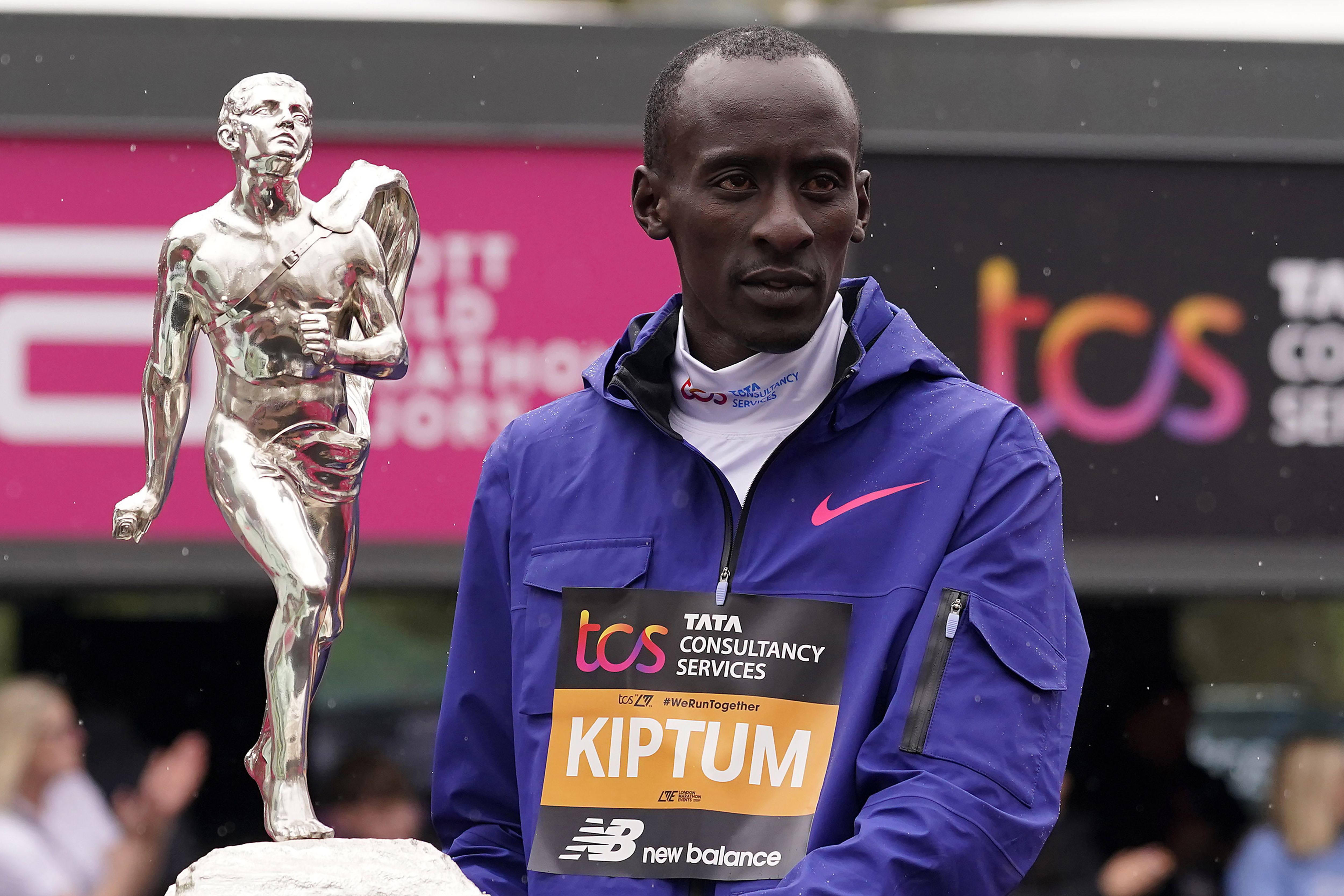 Kenya’s world-record marathon runner Kelvin Kiptum…