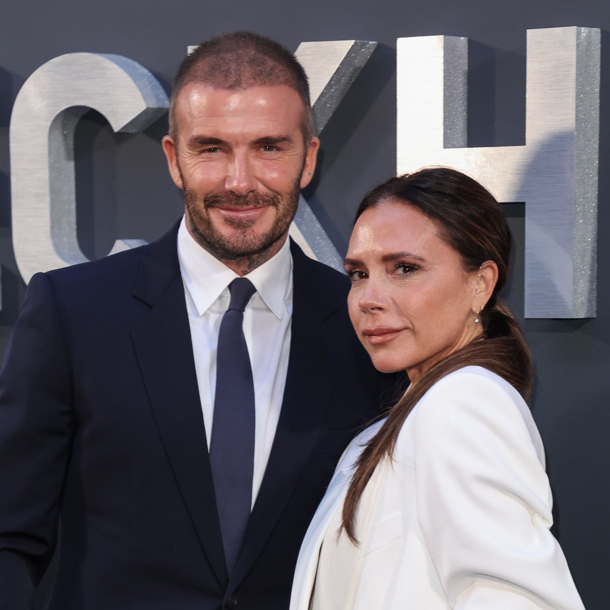 Victoria and David Beckham's sleek kitchen cabinets…