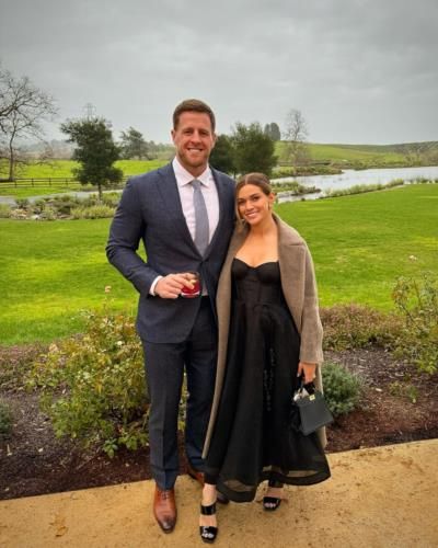 J.J. Watt and his wife: A Radiant Pair of Elegance