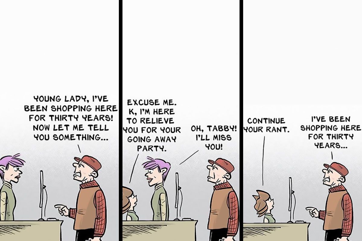 Artist Creates Humorous Comics About Retail Employees,…