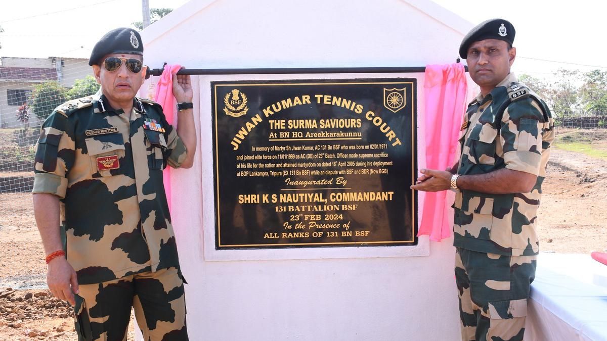 BSF opens tennis court in memory of martyred Assistant…