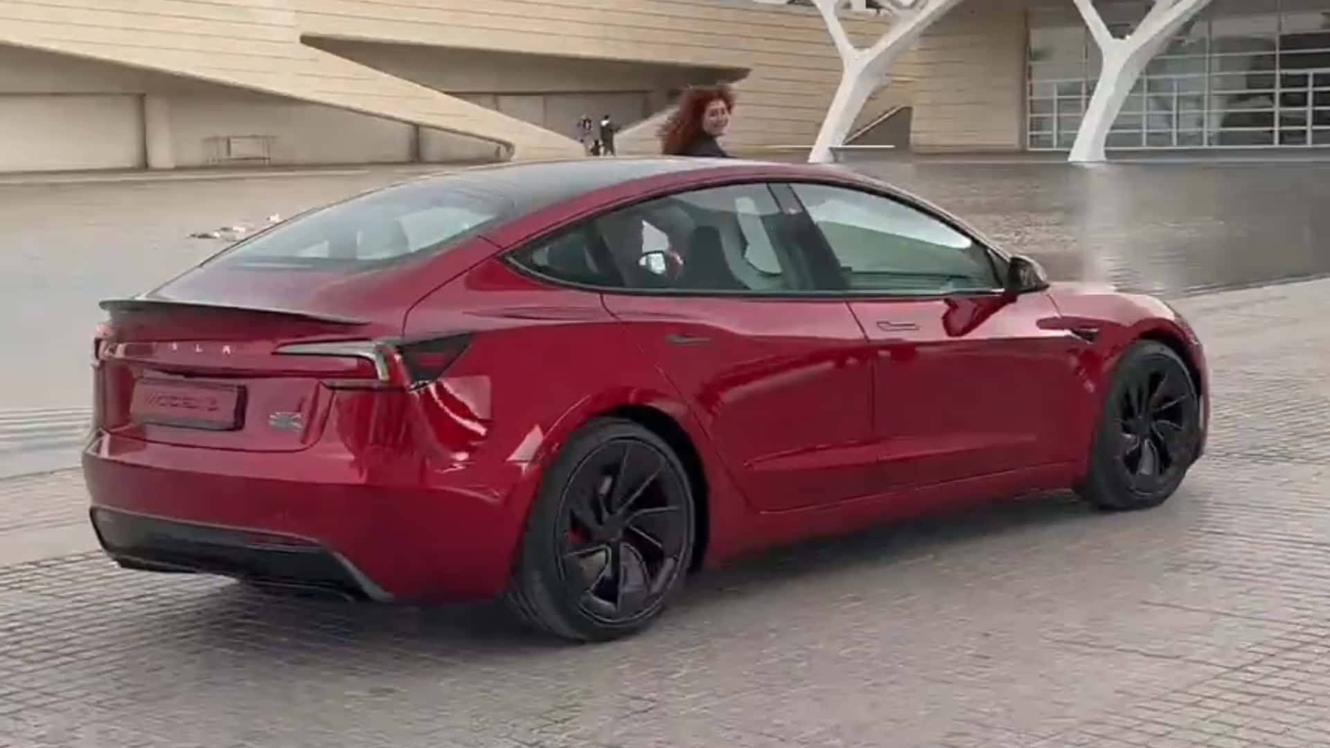 Upgraded Tesla Model 3 Performance Spotted Without…