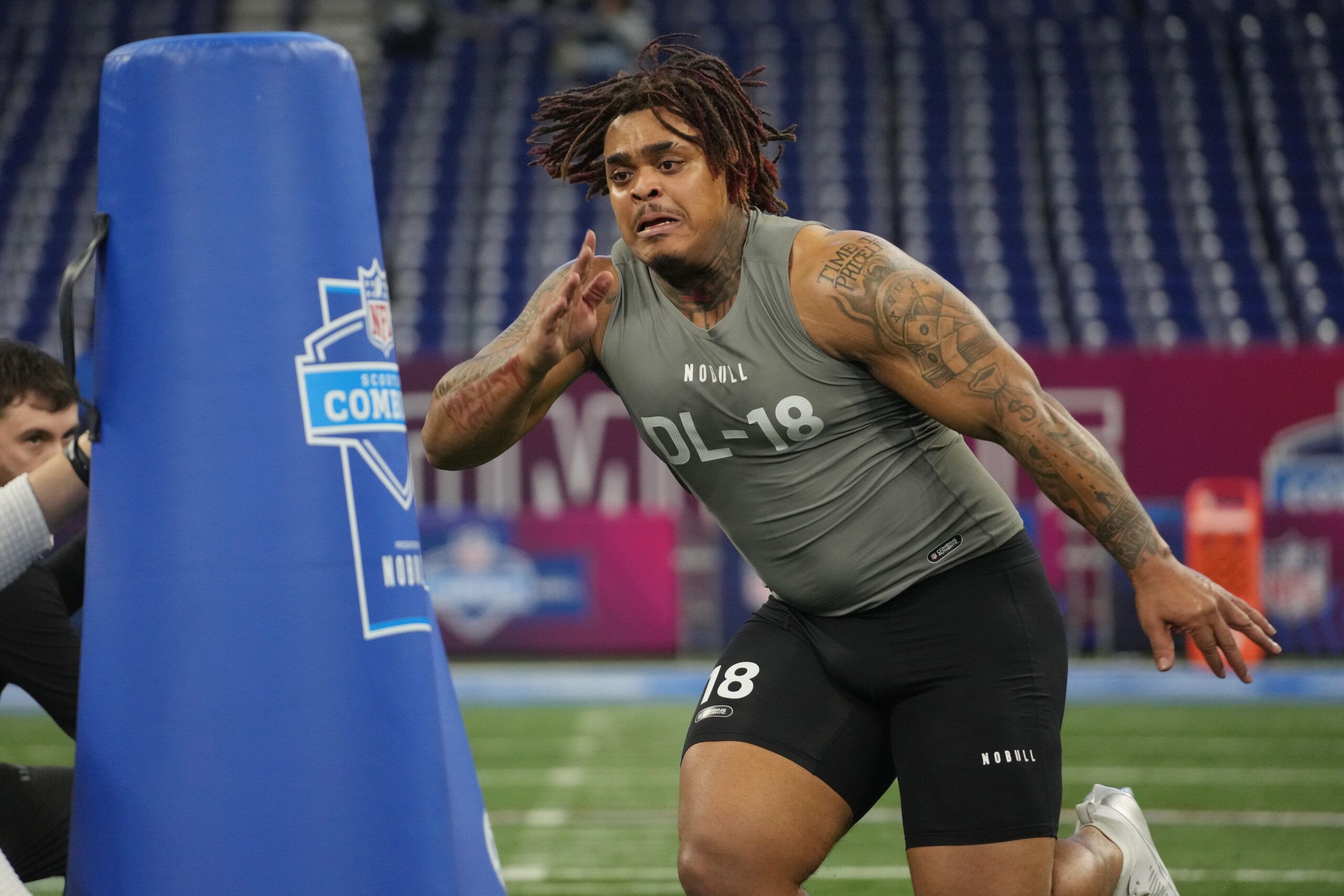 2024 NFL combine defensive line measurements, 40 times