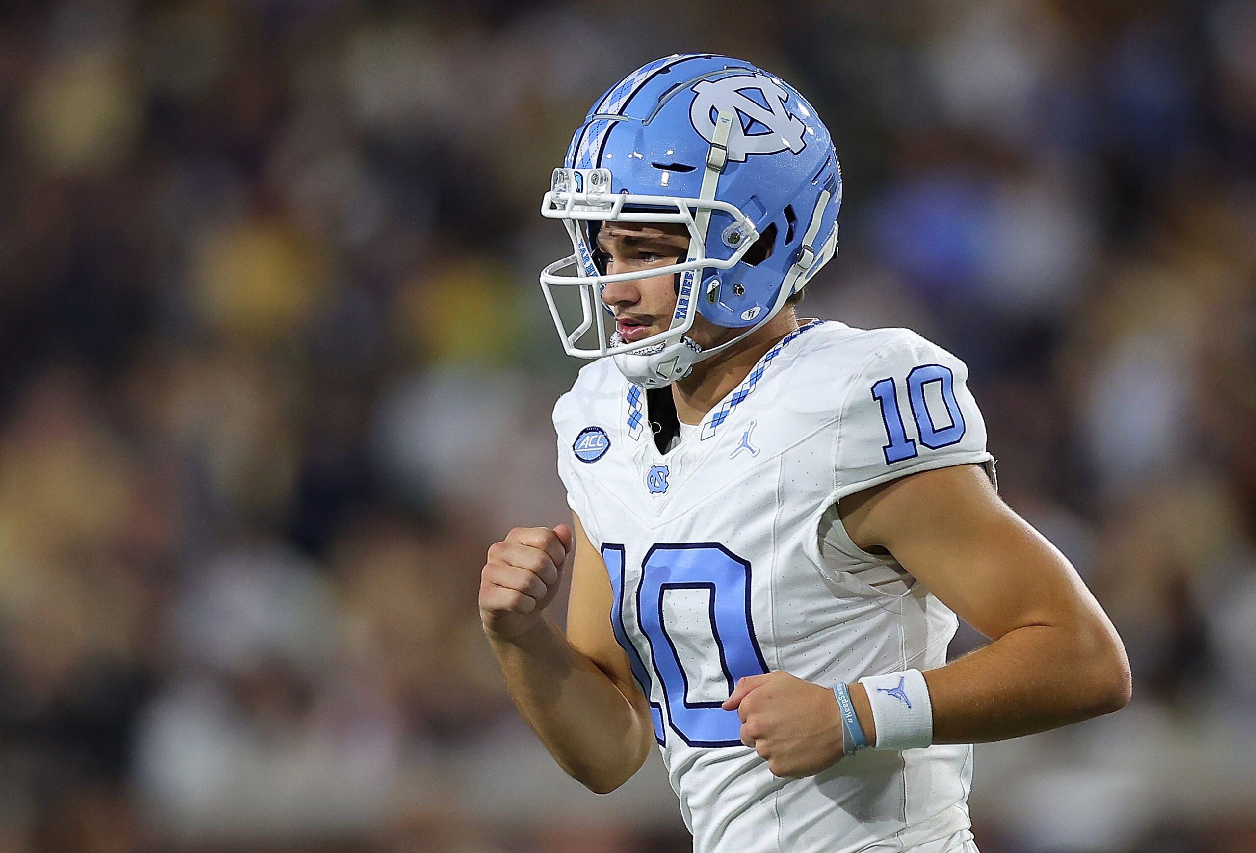 WATCH: North Carolina QB Drake Maye on why teams…