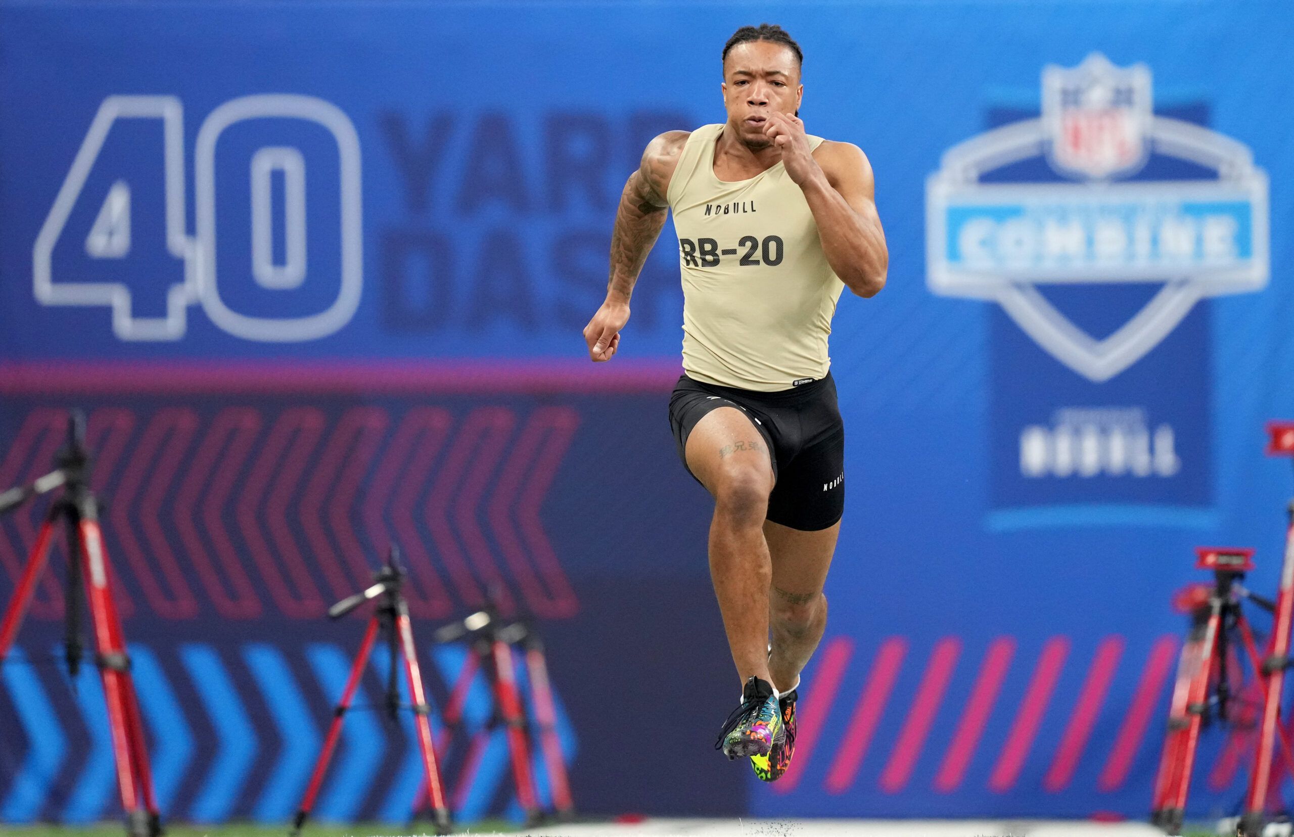 Georgia RB Kendall Milton 40-yard dash, NFL combine…