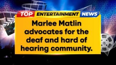 Marlee Matlin Advocates For Deaf Community…
