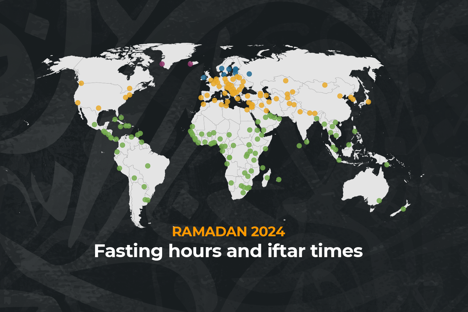 Ramadan 2024: Fasting hours and iftar times around the…