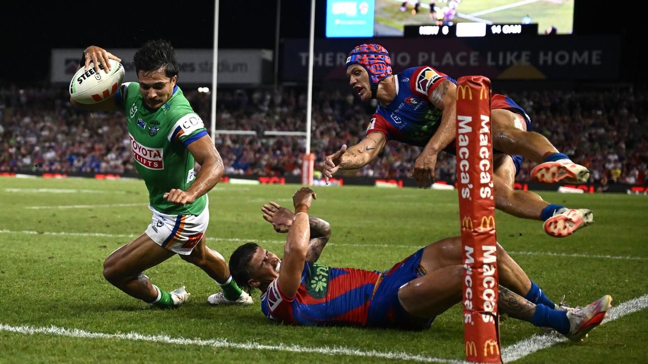 Raiders run rampant over Knights in 28-12 NRL win