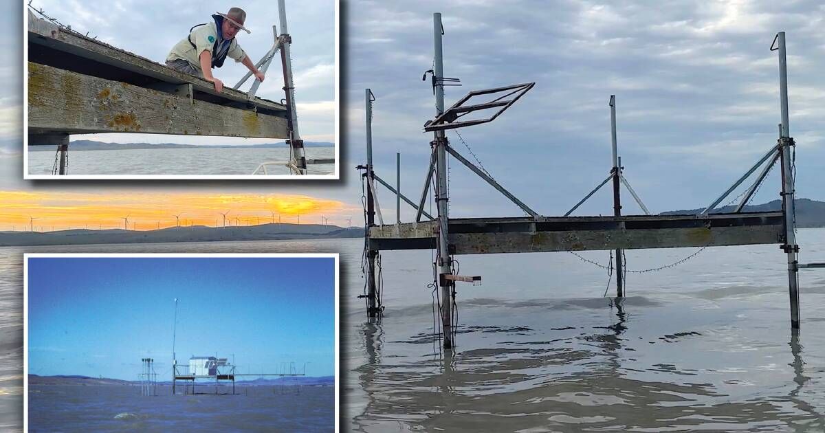The story behind these strange structures in Lake…